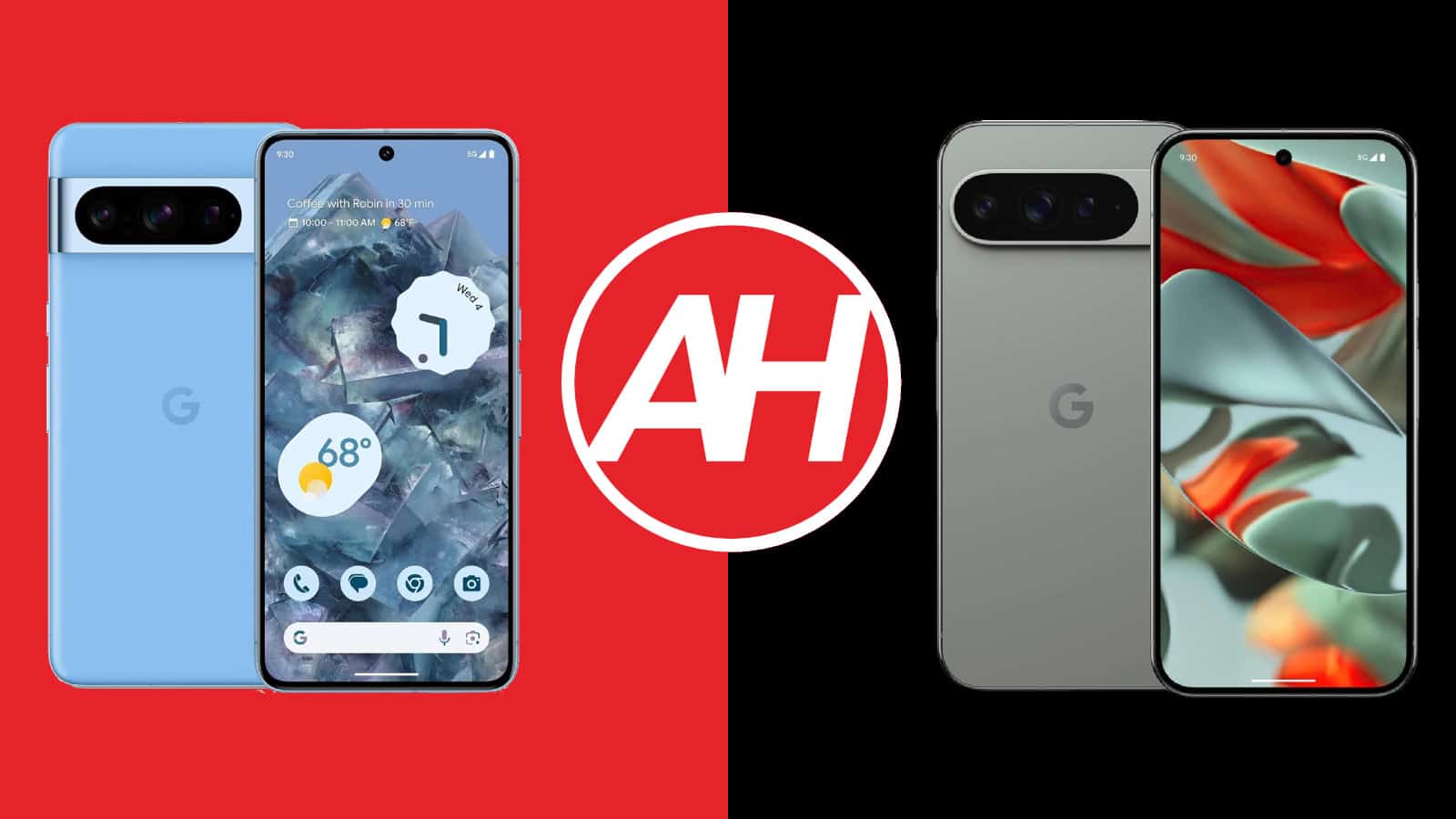 Google Pixel 8 Pro contre Google Pixel 9 Pro XL - Android Actu