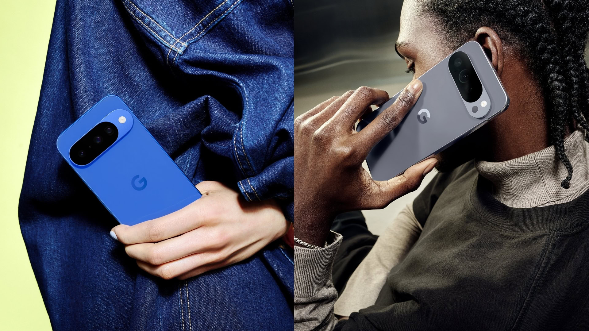 Google Pixel 10 La gamme frappe une pose sur des photos de style de vie ...